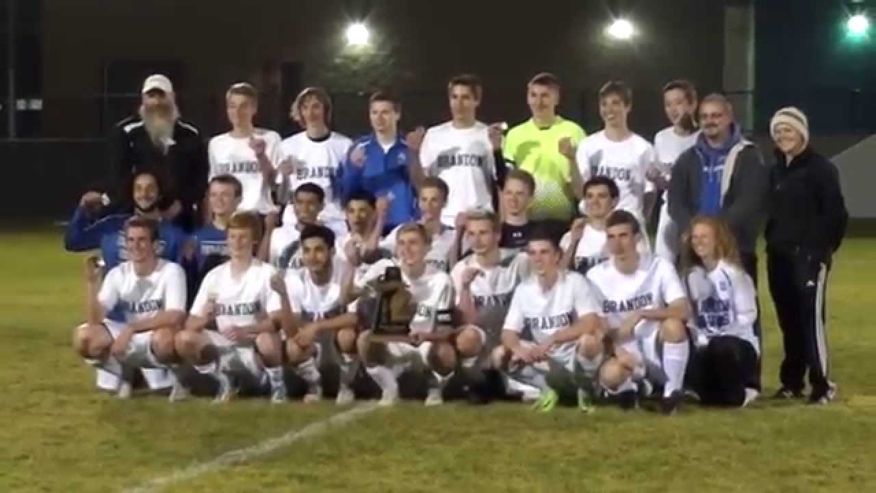 Brandon H.S. Varsity Soccer - District Champions 2015 - YouTube