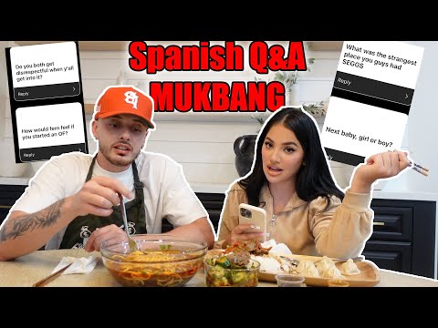 Q&A MUKBANG TALKING IN SPANISH!!!*HILARIOUS