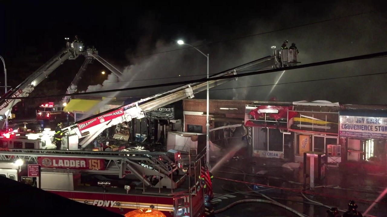 NEW SERIES - SNIPPET 27 OF FDNY BATTLING A MAJOR 5TH ALARM FIRE IN ...