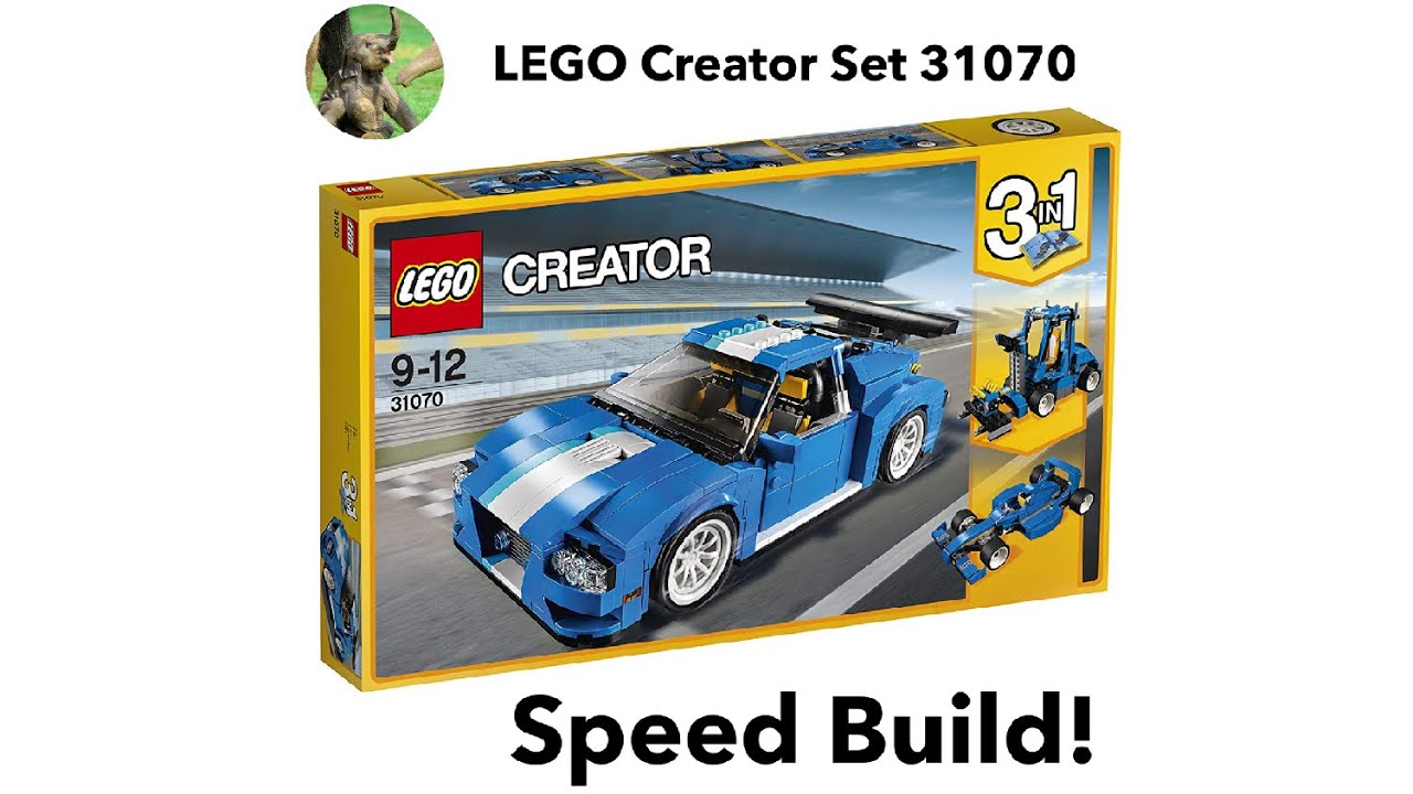 LEGO Creator Turbo Track Racer Speed Build W/ Showcase - YouTube