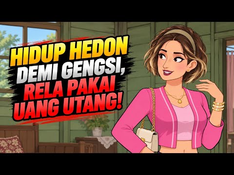 HIDUP HEDON DEMI GENGSI, RELA PAKAI UANG HUTANG! #animasi 
