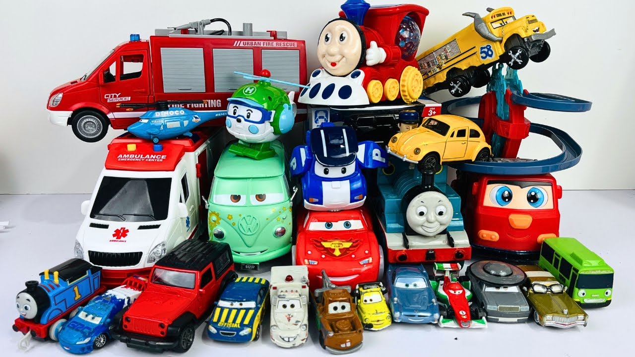 Unboxing Disney Pixar Cars , Lightning McQueen Fillmore Cruz Ramirez ...