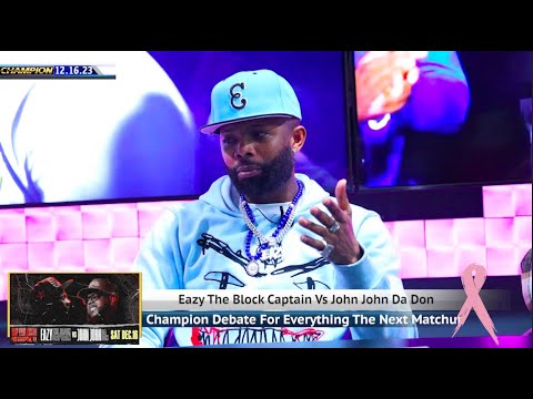 "JOHN JOHN BOUT TO BE AN EXAMPLE...HE JUST GOT THE WRONG EAZY THIS TIME ...