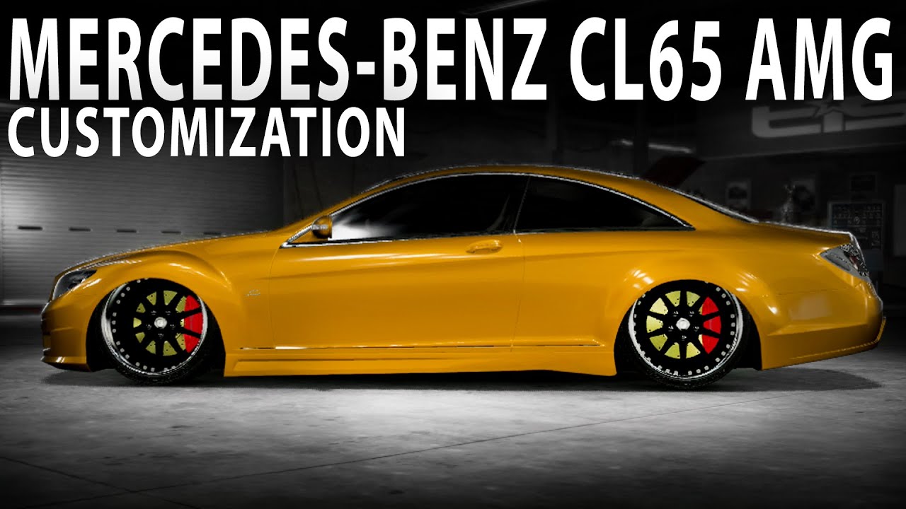 Midnight Club LA - Mercedes-Benz CL65 AMG (Customization) - YouTube