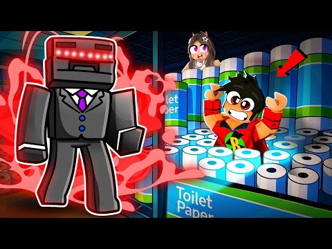 MÜDÜRÜN GİZLİ ODASINI BULDUK !! - Roblox Survive Overnight in a Mega Store