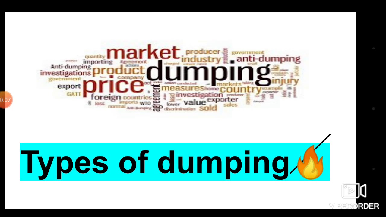 LEC-2/Types of dumping/Dumping के प्रकार/ Sporadic or intermittent ...