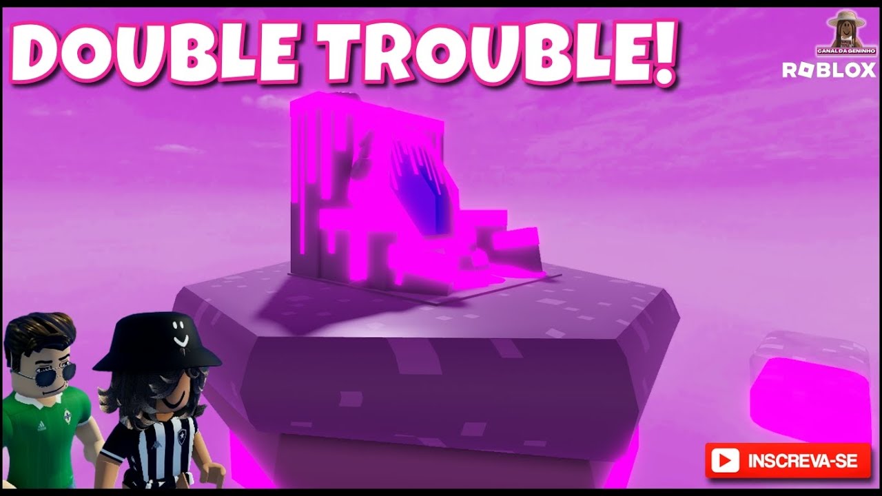 Double Trouble, Fase do Cristal: Problema em Dupla! Obby p/ 2 Jogadores ...