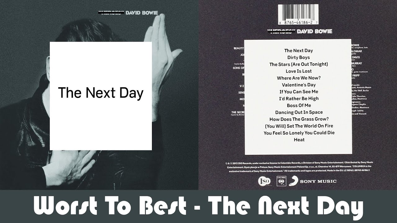 The Next Day: Ranking Album Songs From Worst To Best! - YouTube