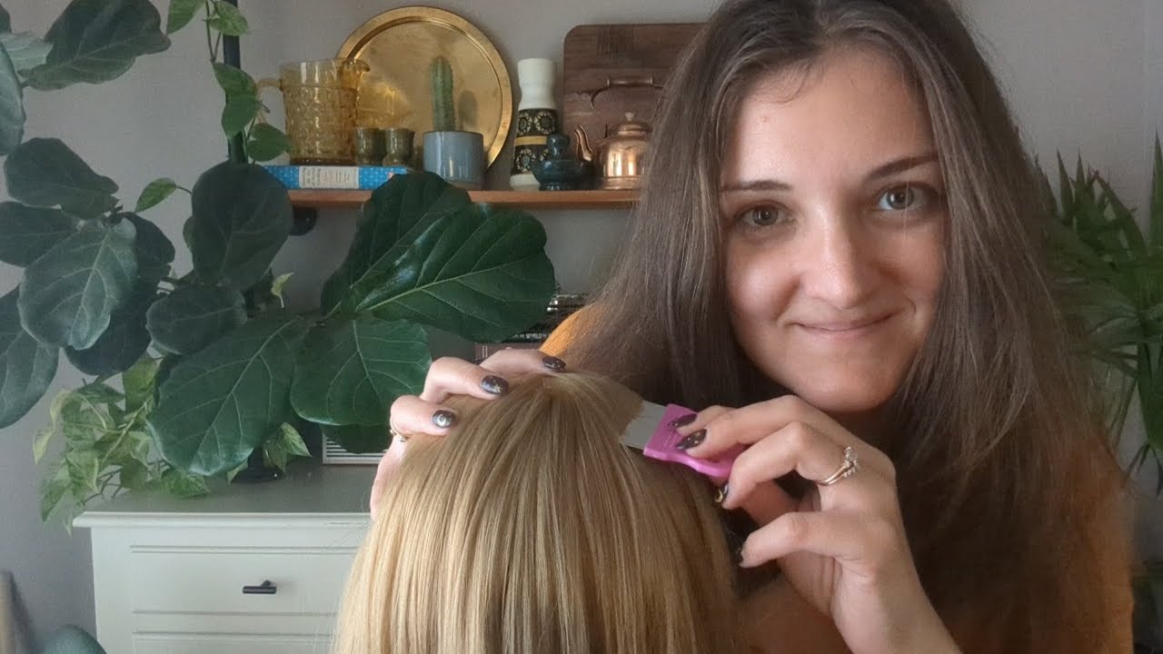 ASMR Lice Check and Scalp Massage for Stress Relief and Anxiety - YouTube