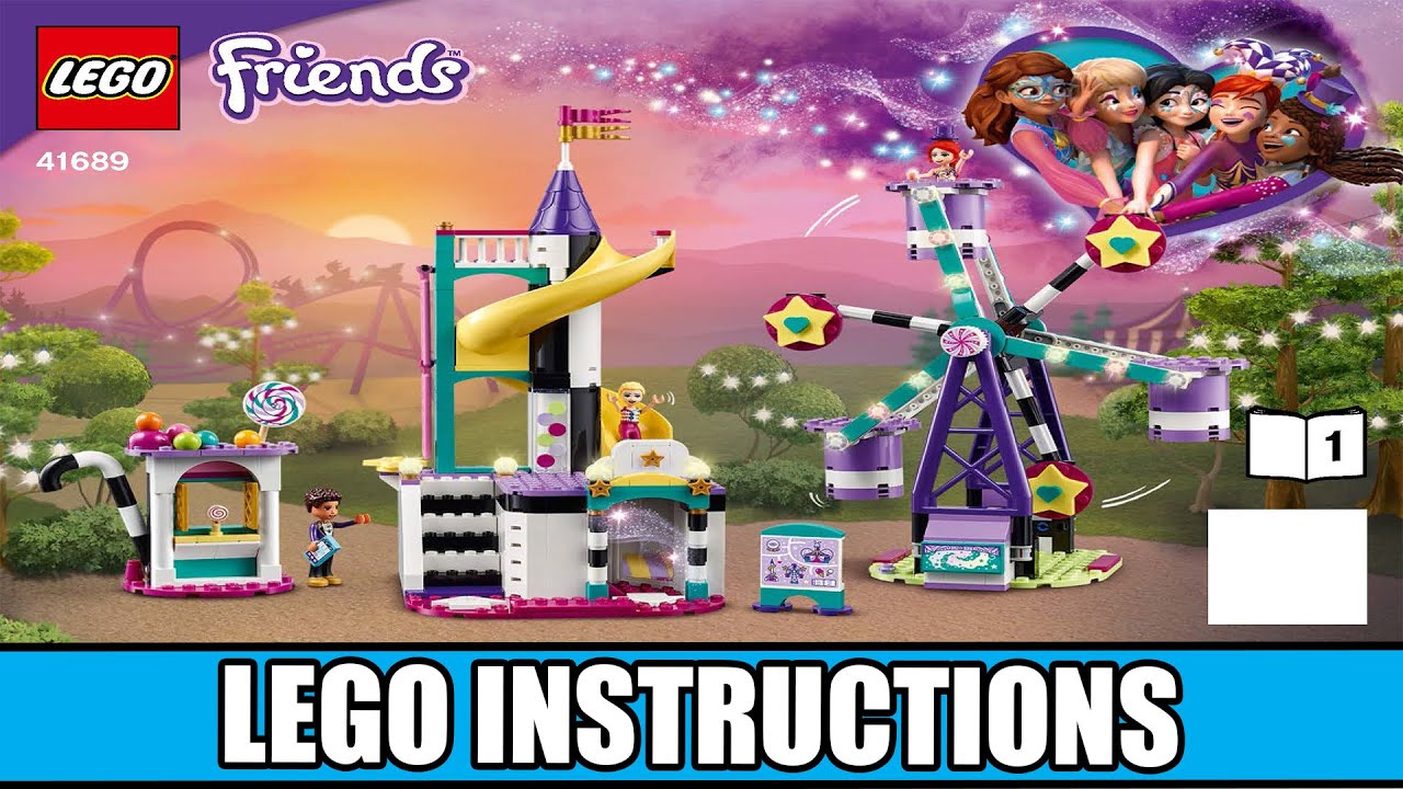 LEGO Instructions | Friends | 41689 | Magical Ferris Wheel and Slide ...