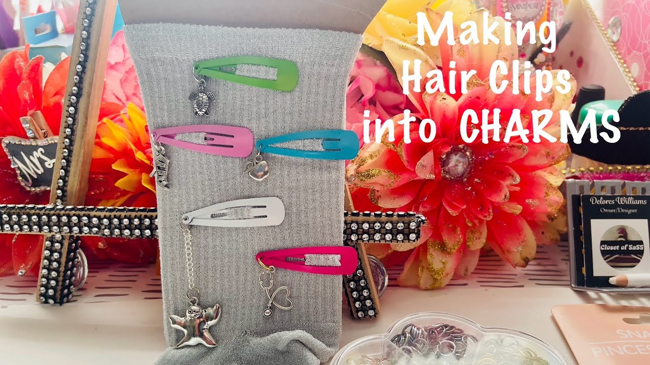 Viral Junk Socks/Adding Charms to hair clips/Ep.11/Hair Clips/By Closet ...