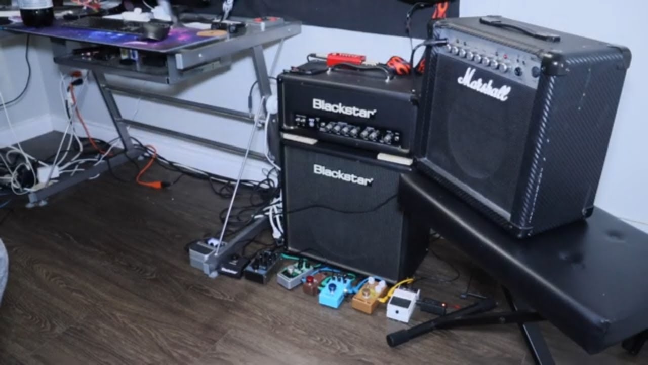 Marshall MG15CFX How Well Does It Handle Pedals - YouTube