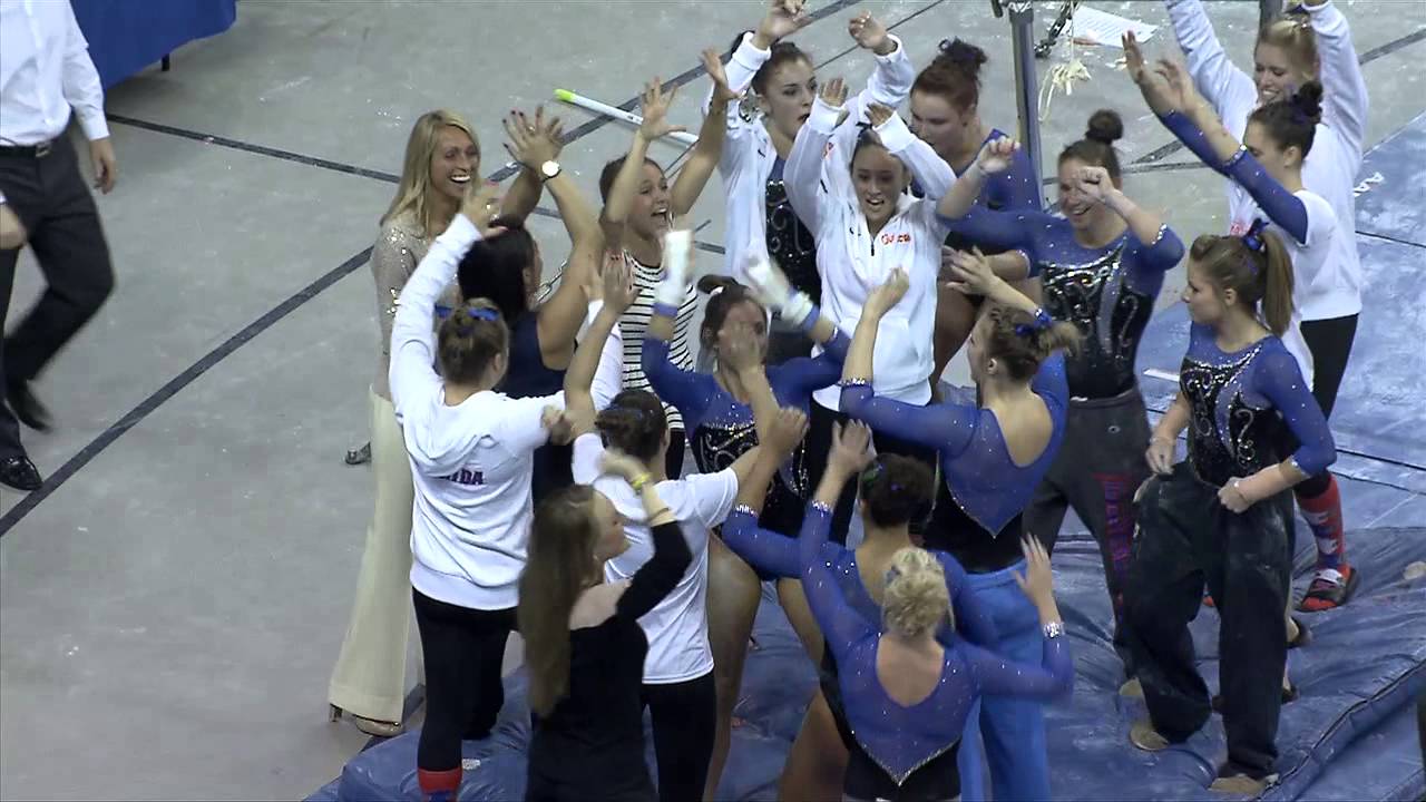 Florida Gymnastics vs. West Virginia 3-7-14: Alaina Johnson Bars 9.975 ...