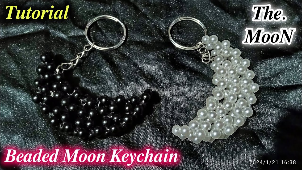 DIY/ How to make Beaded Moon 🌙Moon Tutorial🔥 #beaded_moon - YouTube