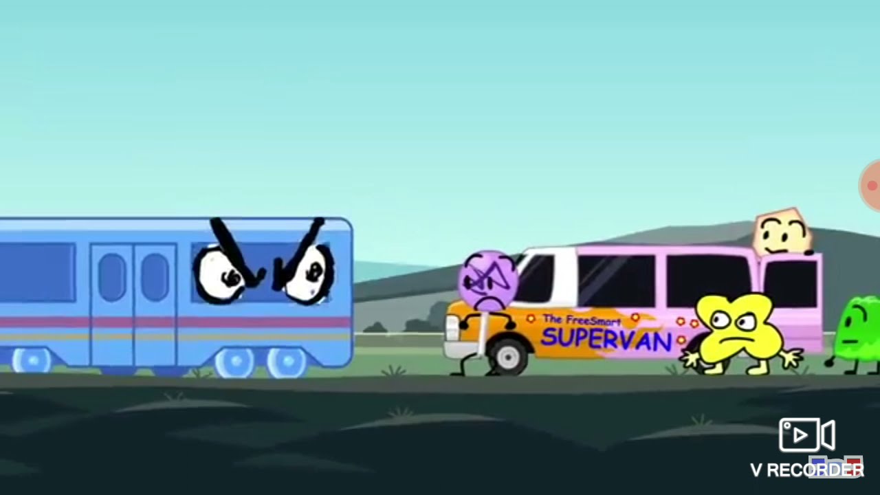 Four becomes a train and then says "CHOO CHOO" (BFB 30) - YouTube