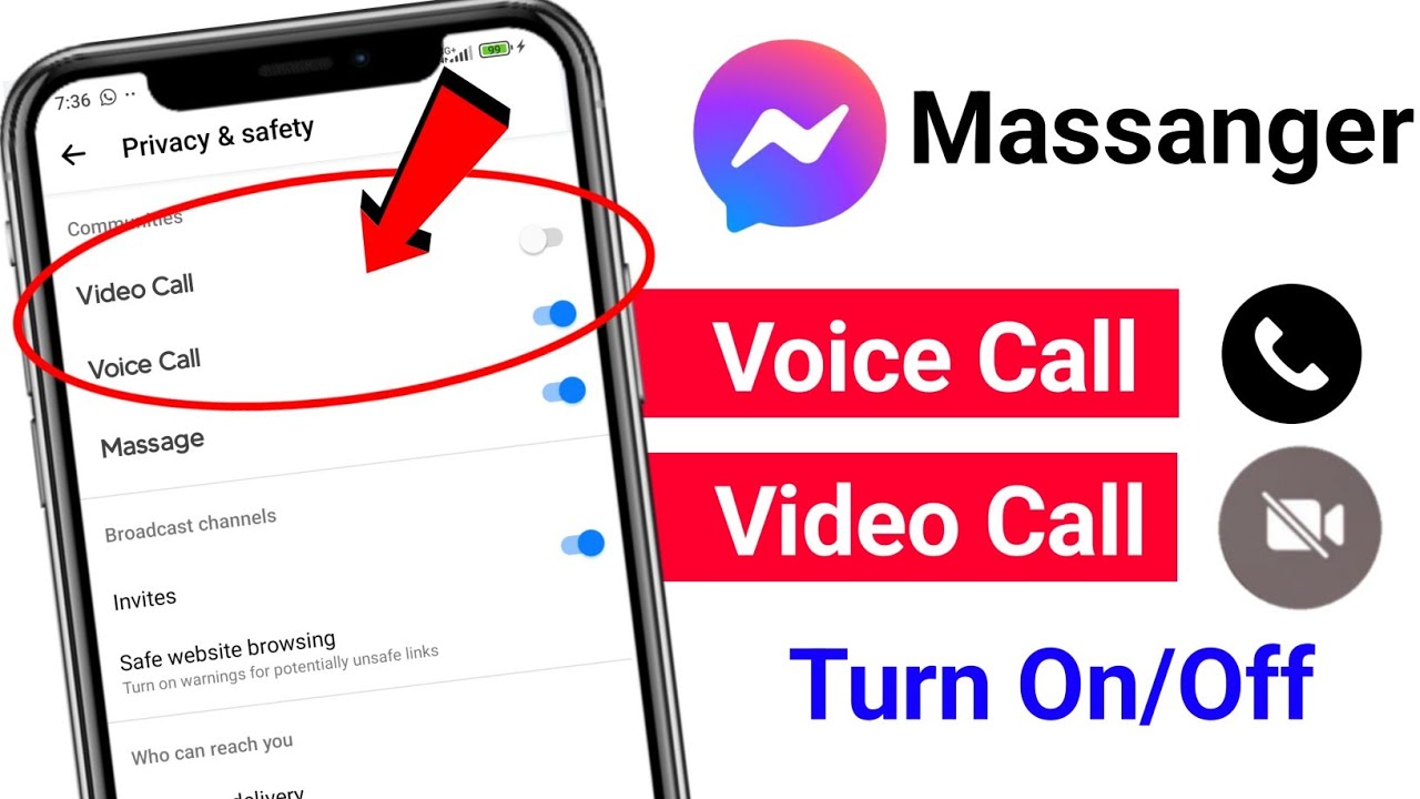 Messenger Me Call Kaise Band Kare | How to Turn Off Voice and Video ...