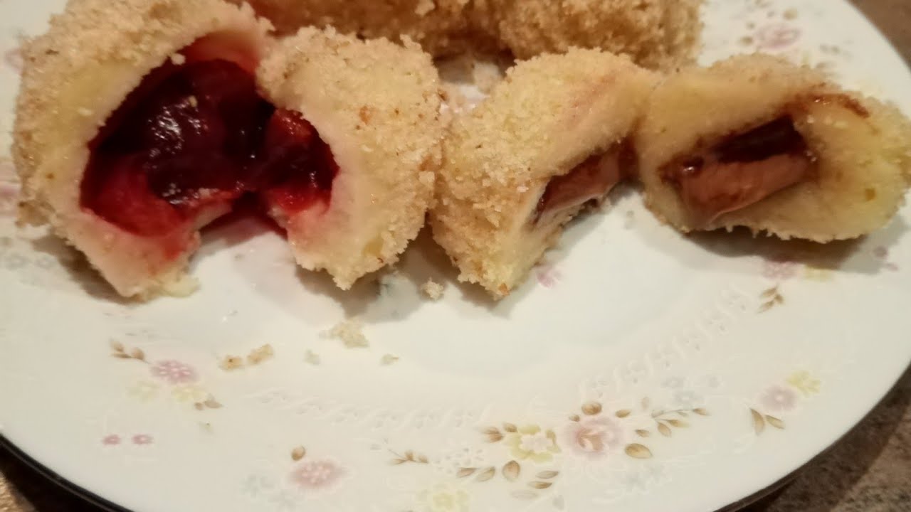 Gomboce sa šljivama i sa čokoladom - YouTube