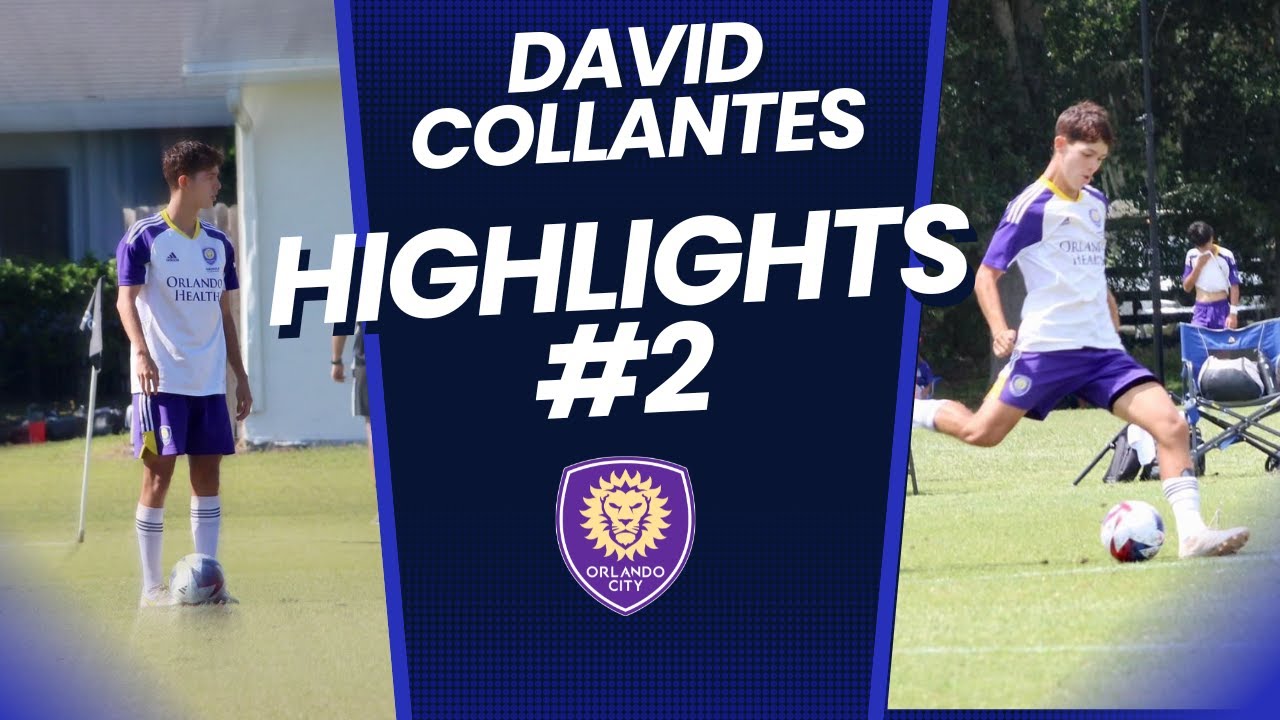 Highlights de David Collantes - Orlando City MLS NEXT U19(2006) - YouTube