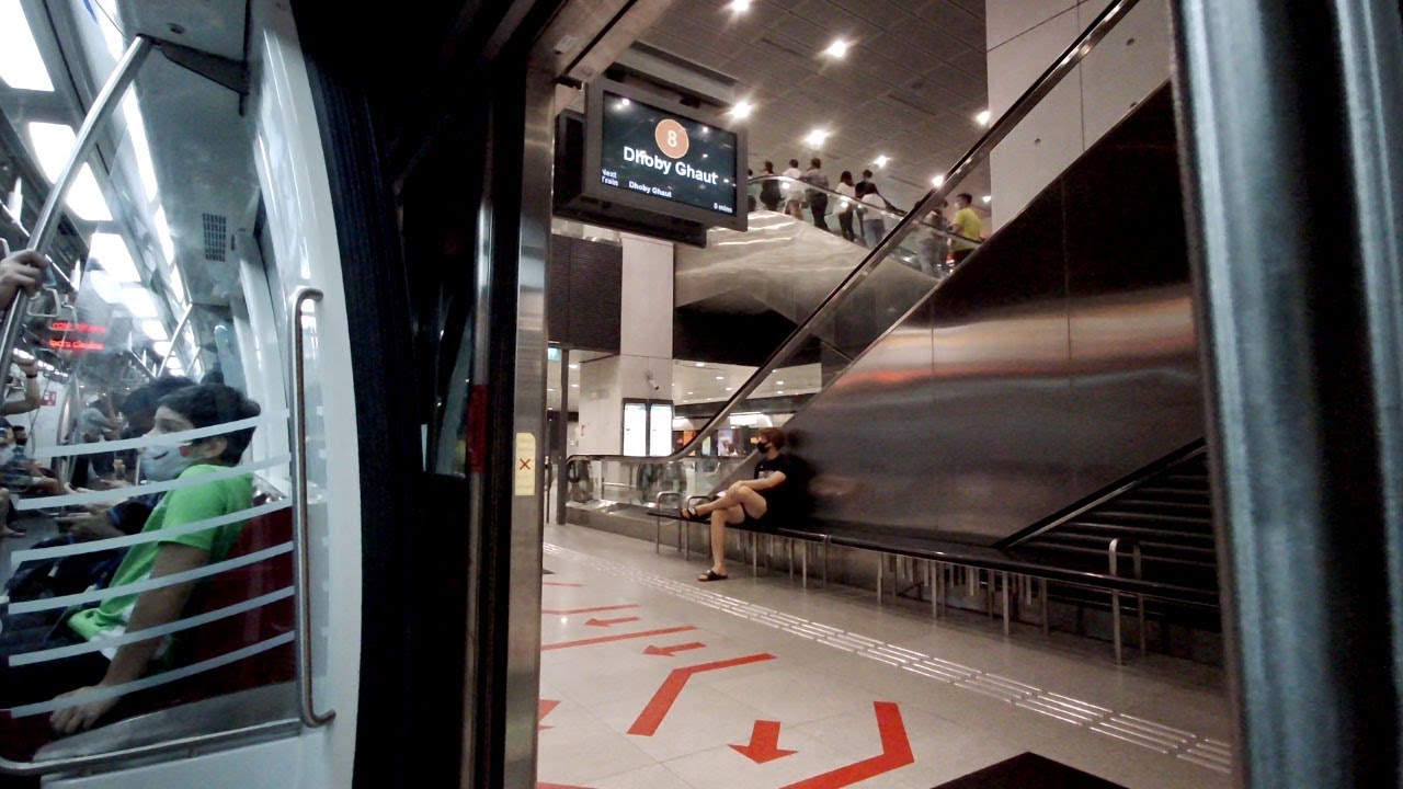 Singapore MRT ride from one north to Promenade train station (1 of 2 ...