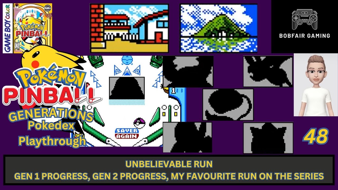 Pokémon Pinball Pokedex Playthrough Part 48 / Generations: Epic Run in ...