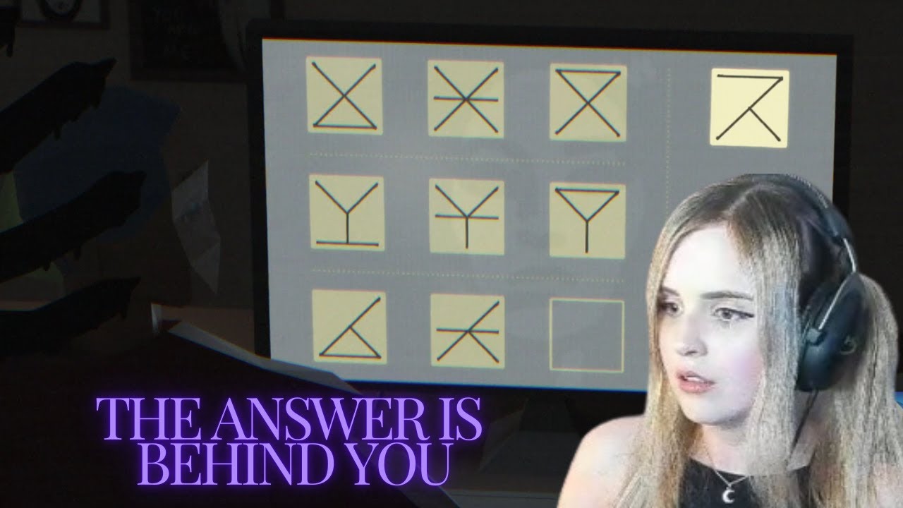 The Answer Is Behind You - Played my friends game!! - YouTube
