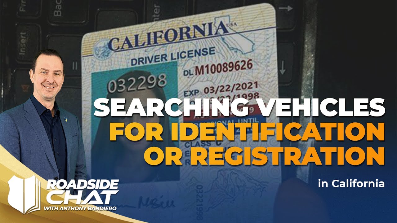 Ep #449 Searching Vehicles for Identification or Registration - YouTube
