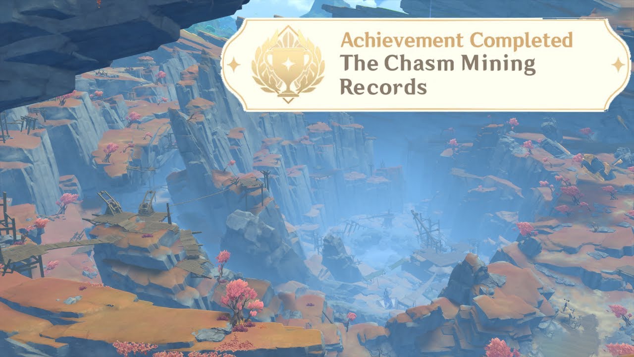 Genshin Impact | Hidden Achievement | The Chasm Mining Records - YouTube