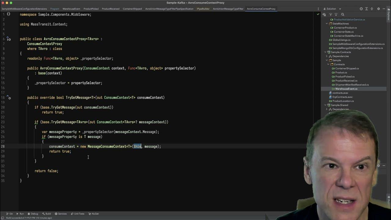 MassTransit Kafka using AVRO Union Schemas - YouTube