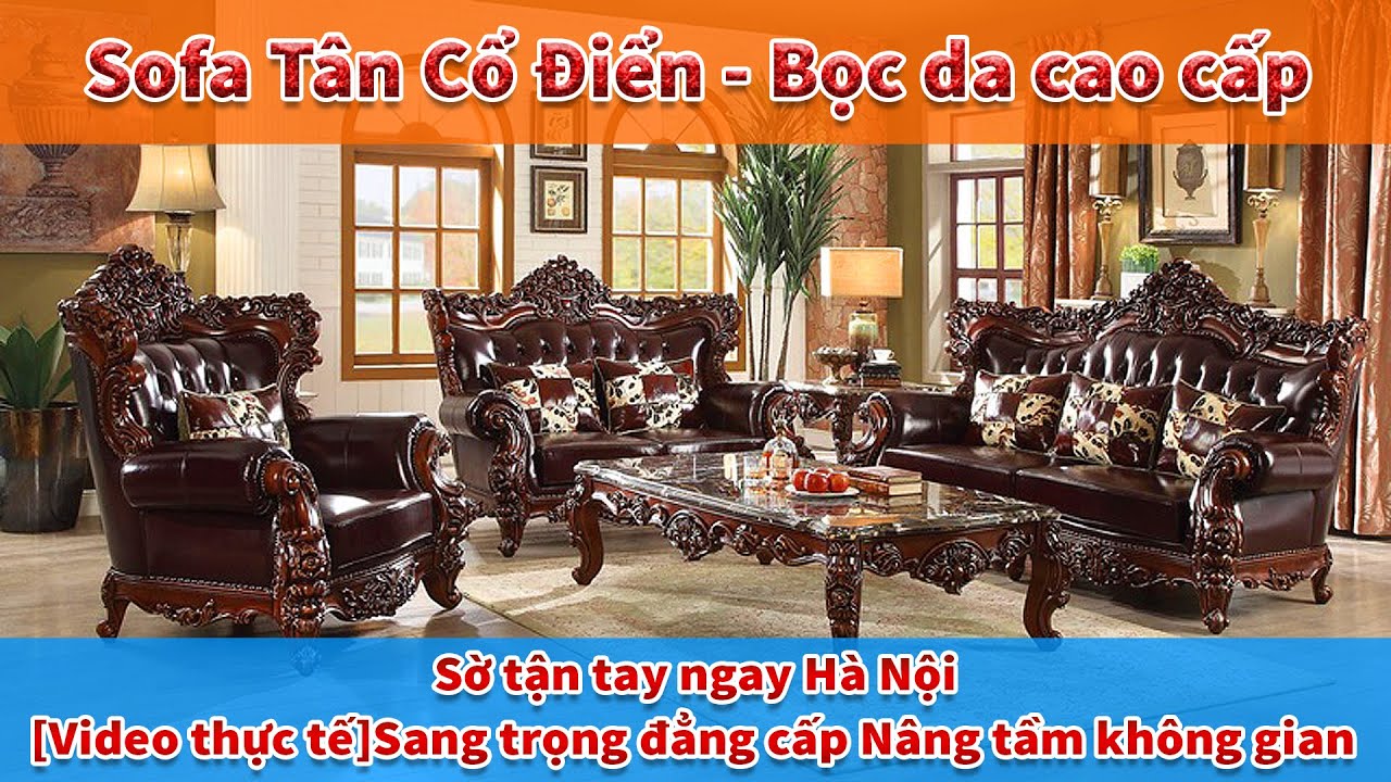 Neoclassical sofa with imported leather | @Caste Sofa - YouTube