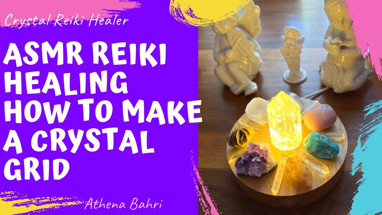 ASMR Reiki | How to Make a Crystal Grid | Featured crystals by ...