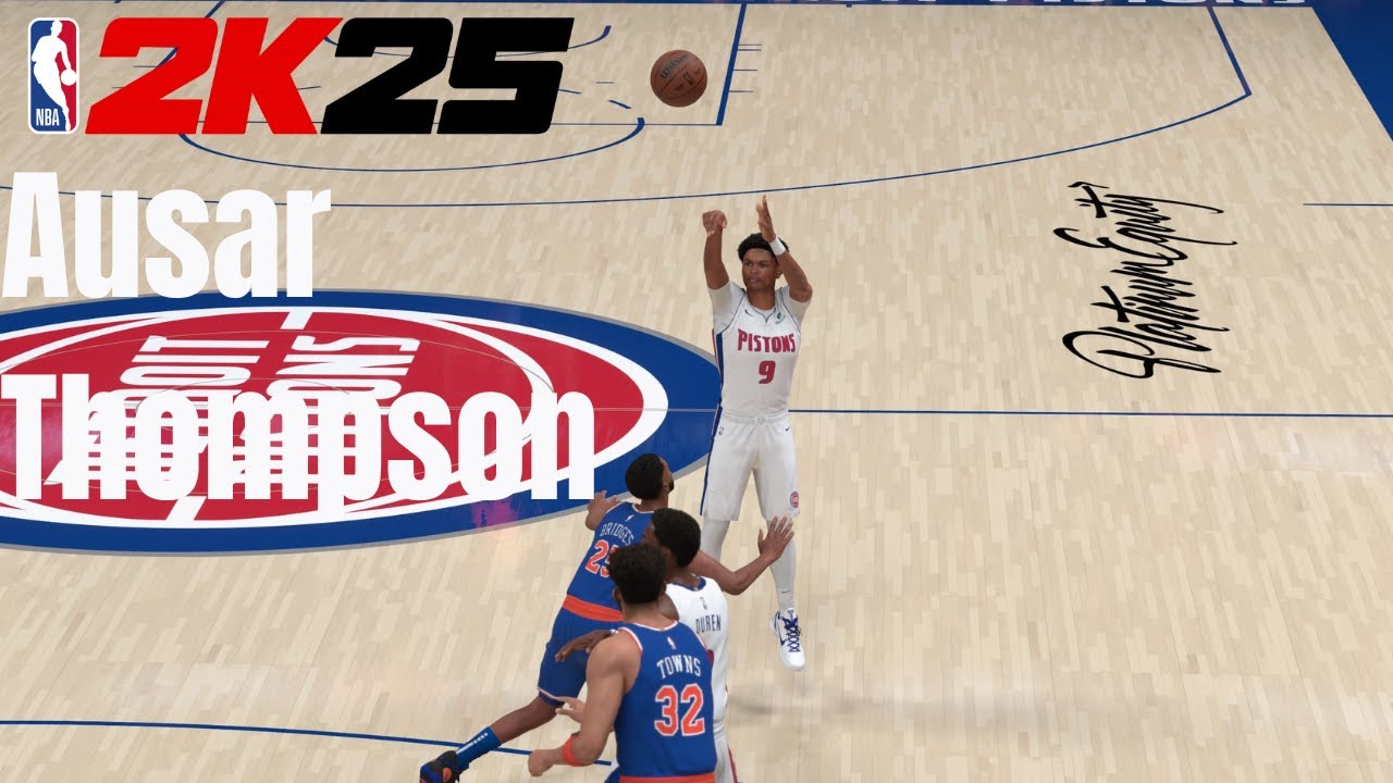 Ausar Thompson Jumpshot Signature and Body Fix | NBA 2K25 | PS5 - YouTube