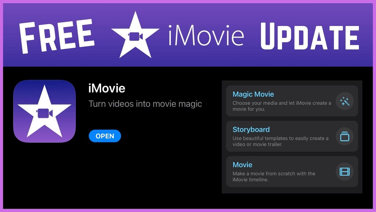 iMovie 3.0 | FREE iOS video editor just got better - YouTube