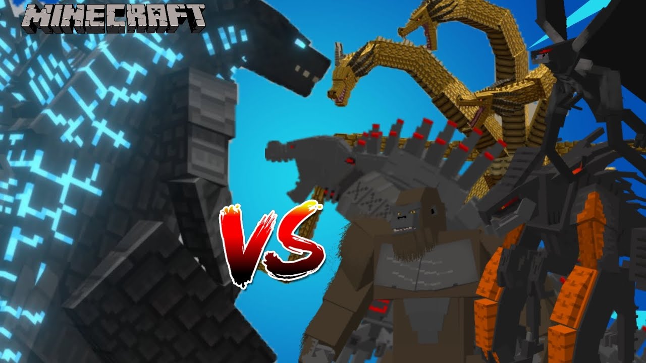 Titanus Gojira VS GAKROTT Monster (Minecraft Mob Battle) - YouTube
