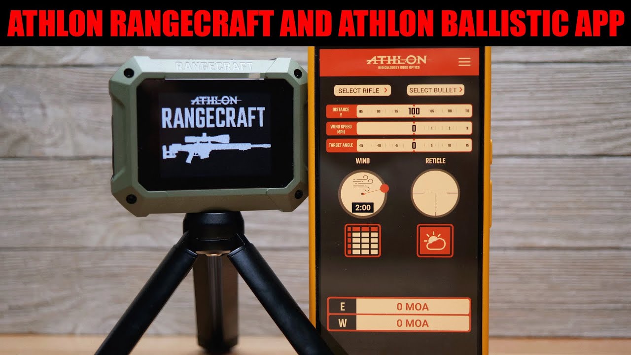 Athlon Rangecraft Chronograph and Athlon Ballistics Lite App - YouTube