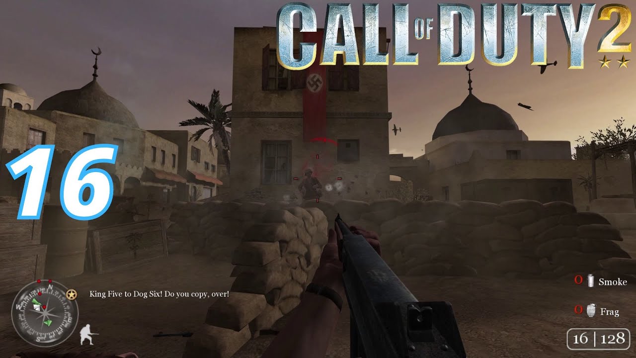 Call of Duty 2 - Part 16｜Assault on Matmata - Matmata, Tunisia｜Gameplay ...
