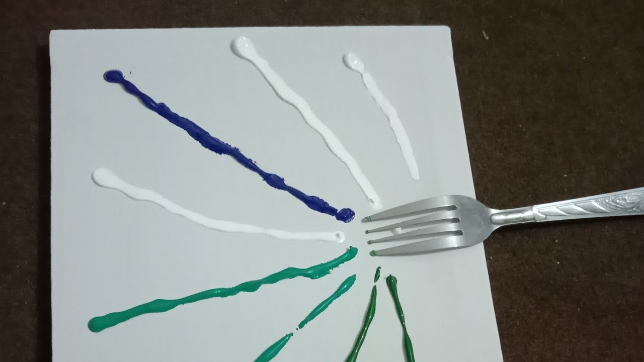 new easy painting/simple art painting /acrylic painting for beginners # ...