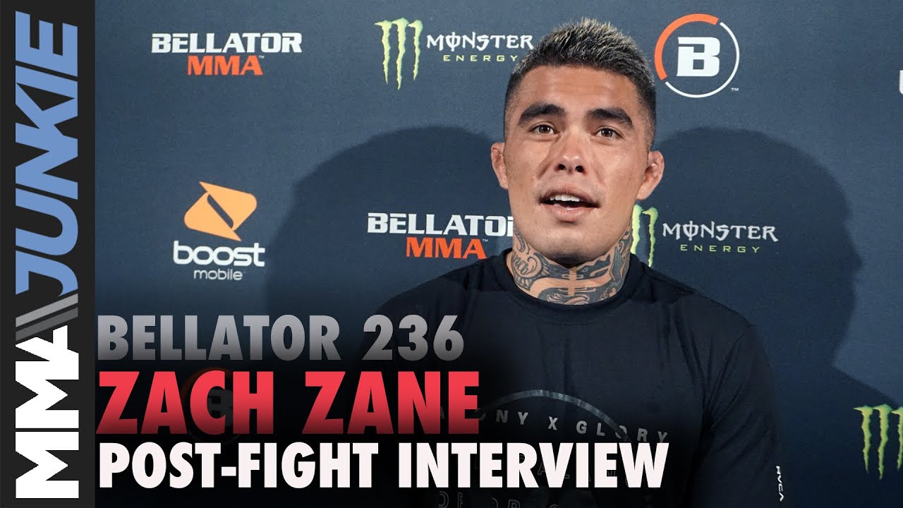Bellator 236: Zach Zane full post-fight interview - YouTube