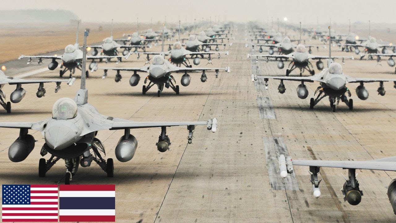USAF, Wolf Pack. F-16 Fighting Falcon fighter jets during combat ...