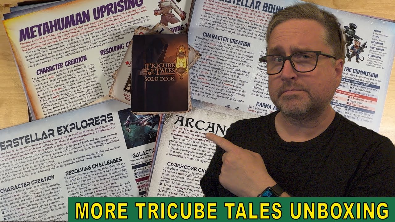 Tricube Tales and Tricube Tactics Unboxing & General Overview Zadmar ...