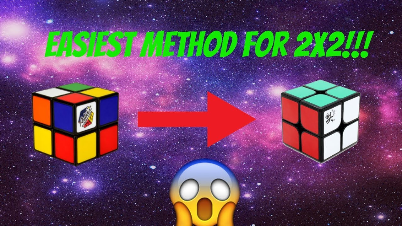 EASIEST WAY TO SOLVE A 2X2 RUBIK'S CUBE - YouTube