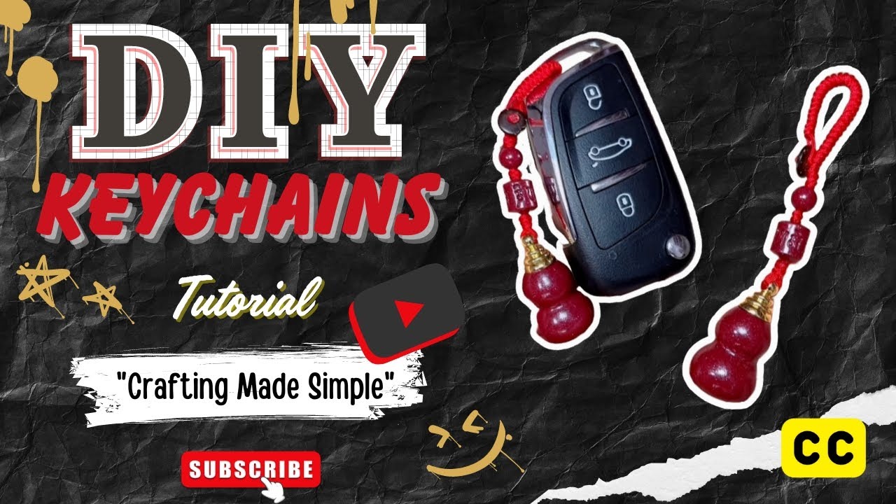 How to weave a keychain, exquisite and beautiful, what do you think? ️ ...