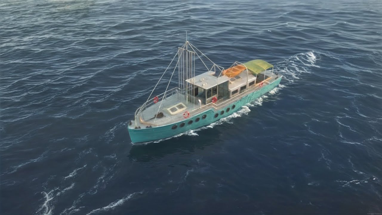 Ship Scene 3D Animation - YouTube