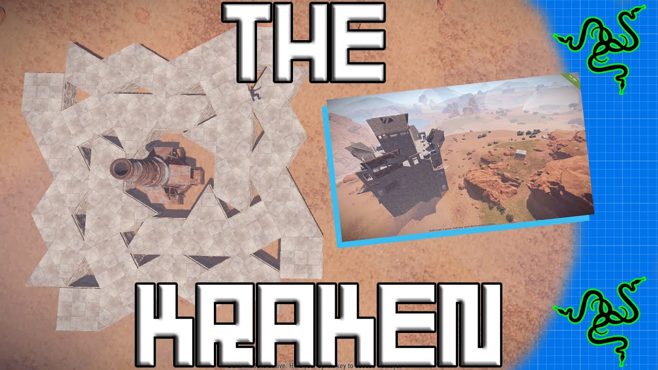 Rust Base | The Kraken | 5-12 Man Furnace Base (Vanilla) - YouTube