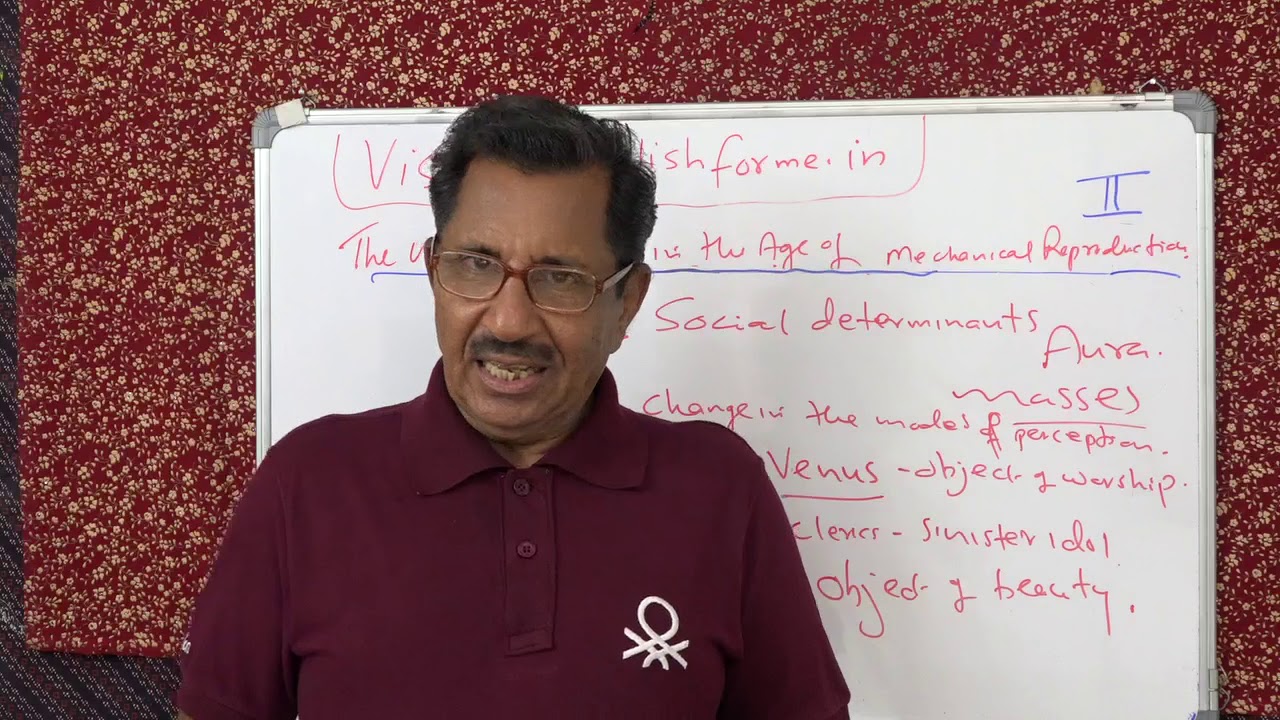 THE WORK OF ART WALTER BENJAMIN LECTURE NO. 2 OF 4 BY PROF. THOMAS ...