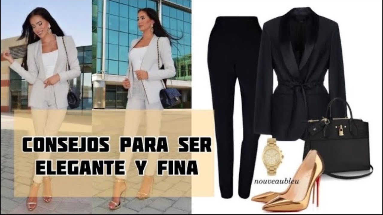 MODA 2022 CÓMO VESTIR ELEGANTE OUTFITS FINOS PARA MUJER TENDENCIAS DE ...