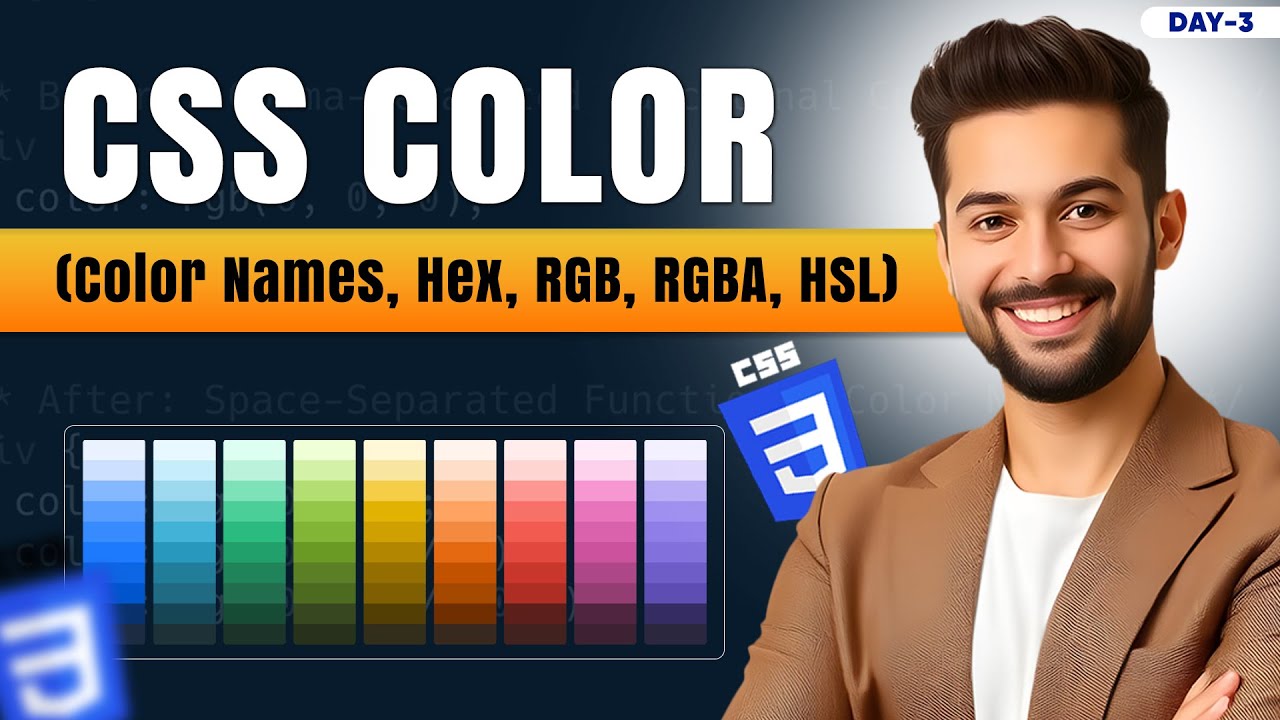 CSS Colors | Using Color Names, HEX, RGB, RGBA to Style Elements ...