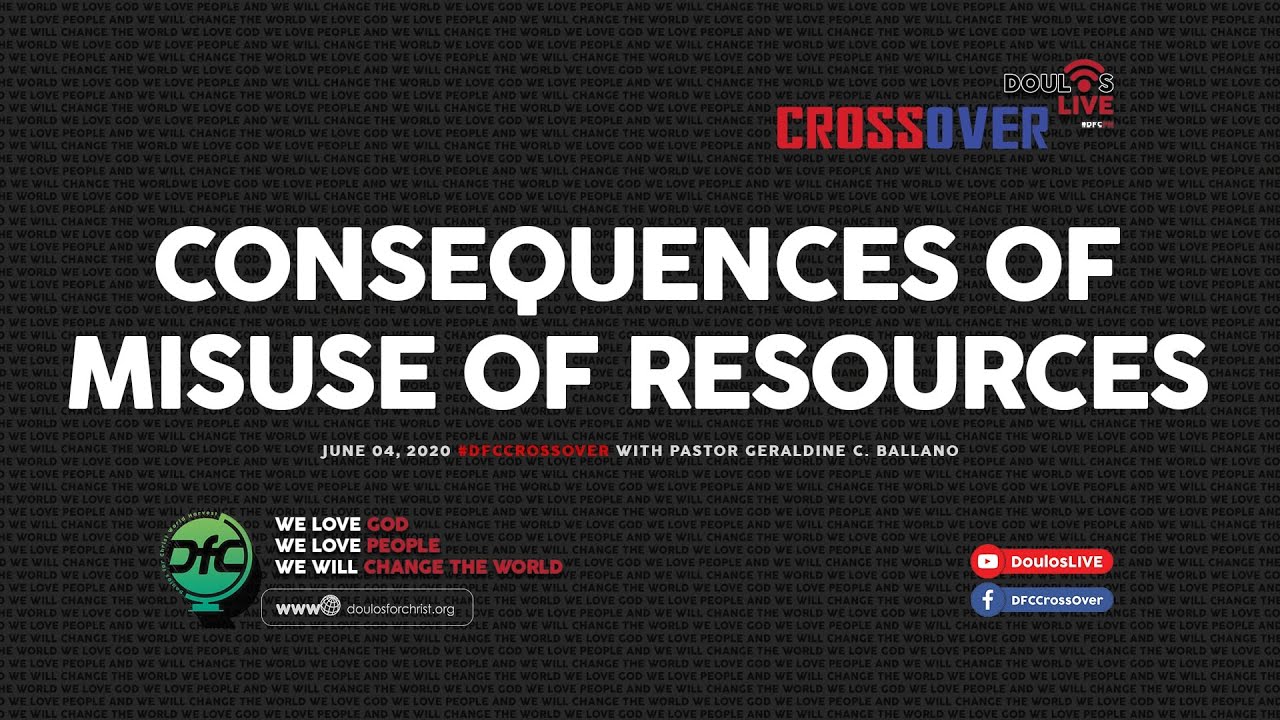 Consequences of Misuse of Resources by Pastor Geraldine Ballano - YouTube