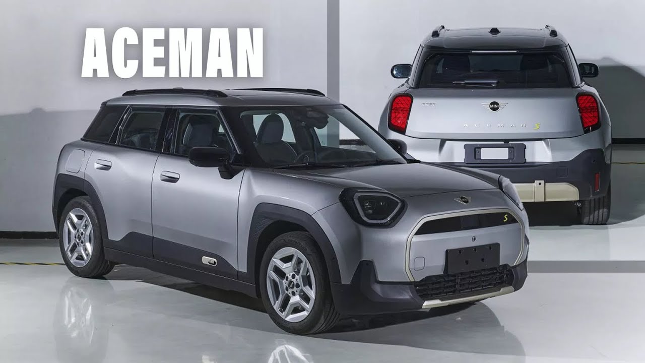 The NEW 2025 MINI ACEMAN EV - First Electric Crossover SUV | MINI Cooper ACEMAN - YouTube