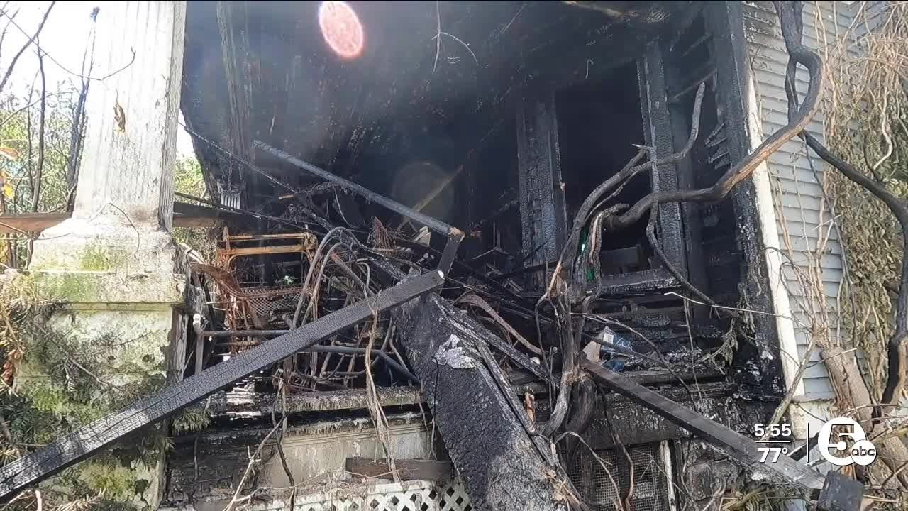 Canton senior devastated after century home destroyed by fire - YouTube