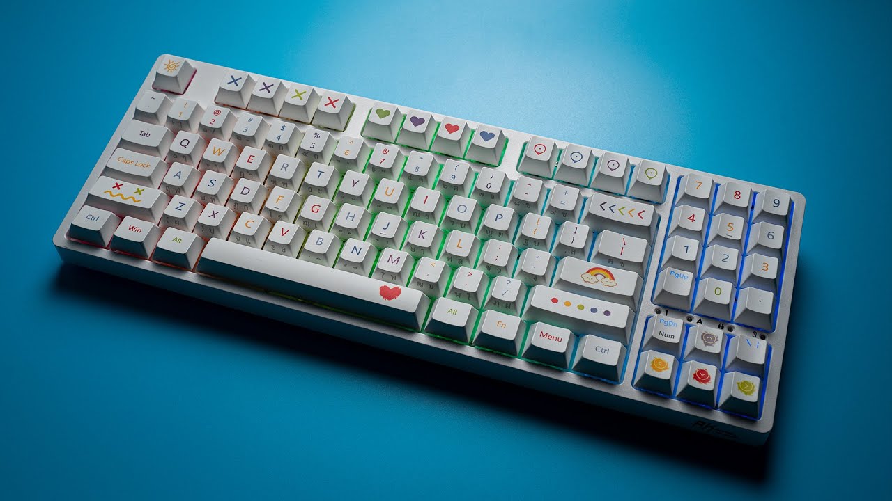 รีวิว Royal Kludge RK92 RGB Hot-swap ตัวตึงจาก RK เอาใจสาย Pastel หวาน ...